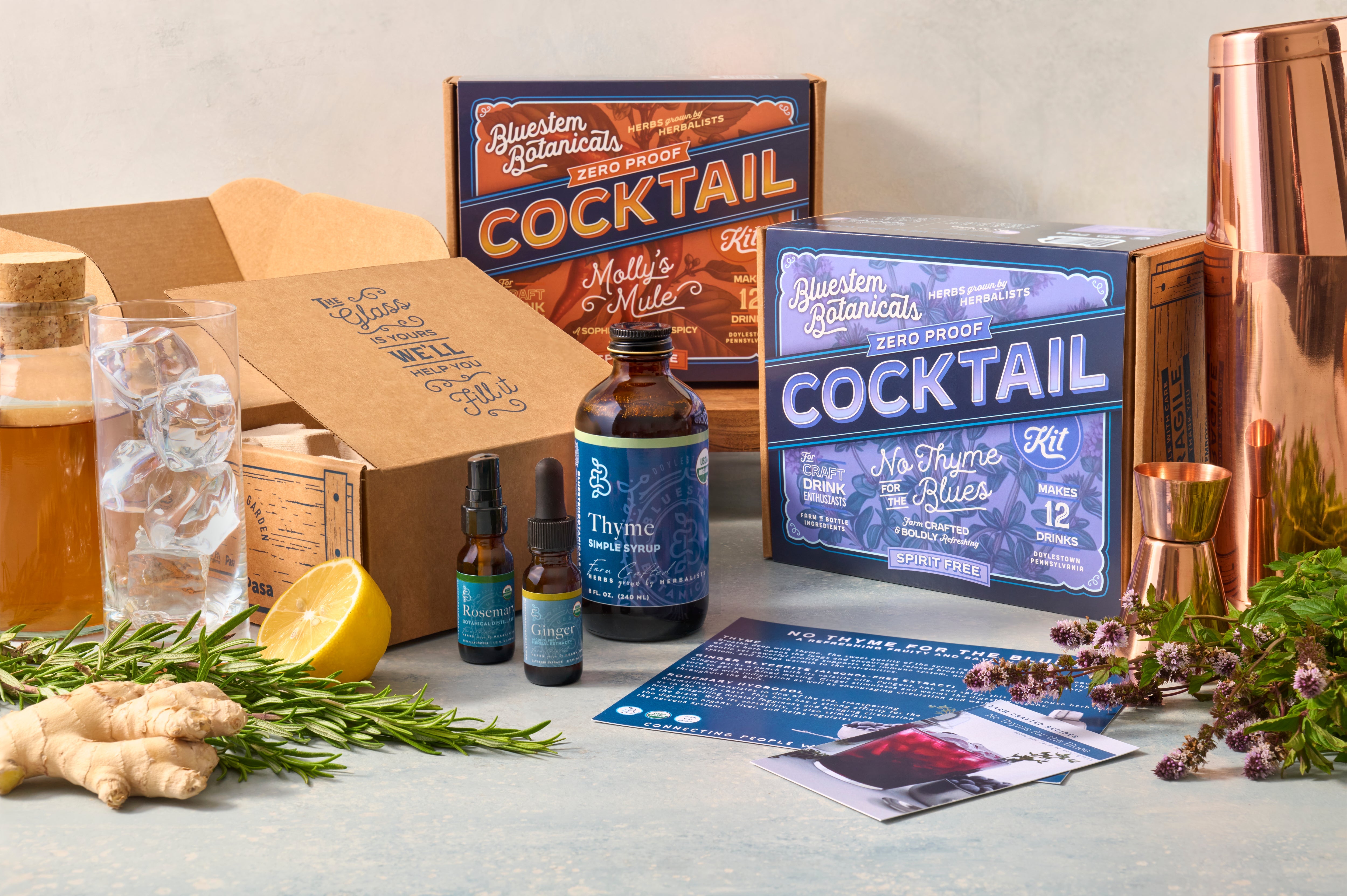 Cocktail & Mocktail Kits | Bluestem Botanicals