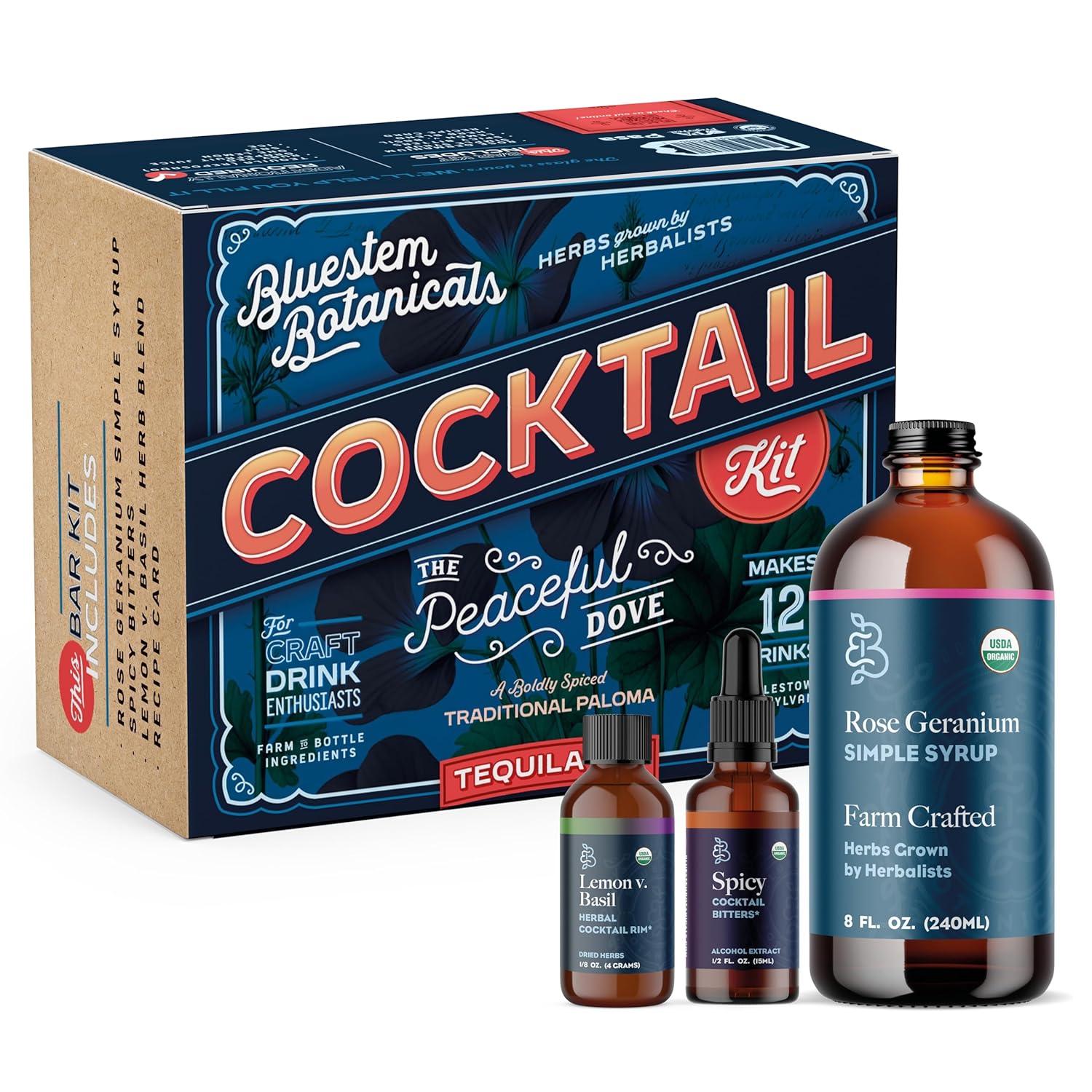 Tequila Cocktail Kit — Peaceful Dove | Bluestem Botanicals