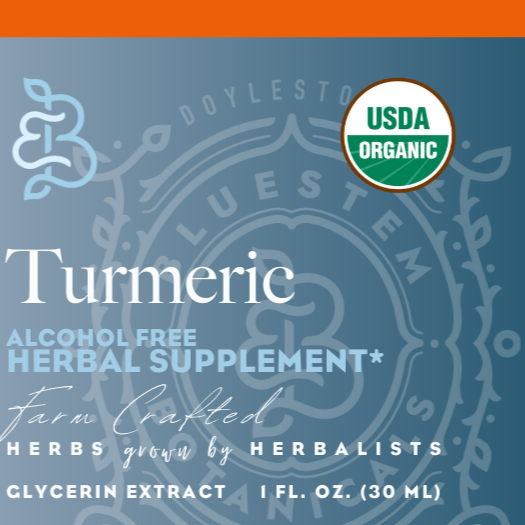 Glycerin Extract, Turmeric, ORG – Bluestem Botanicals